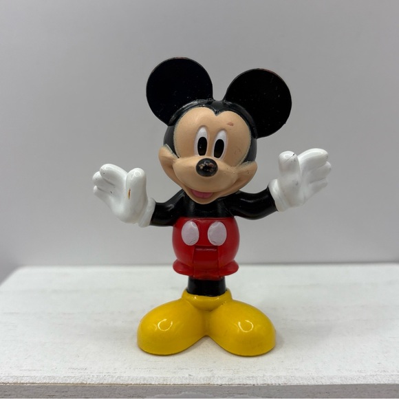 Disney | Toys | Mini Posable Mickey Mouse Happy Hands Toy Figure | Poshmark